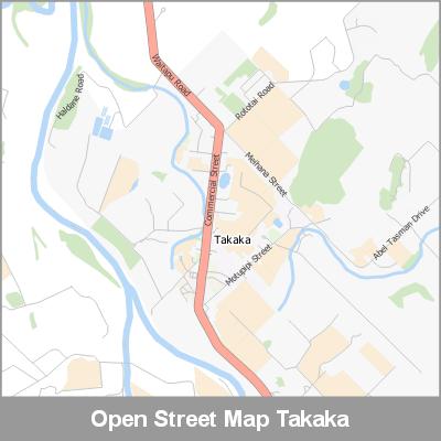 2020 Street Map Takaka - Digital Maps