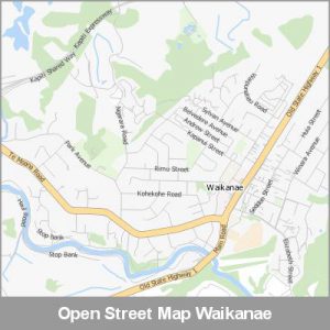 2020 Street Map Waikanae - Digital Maps