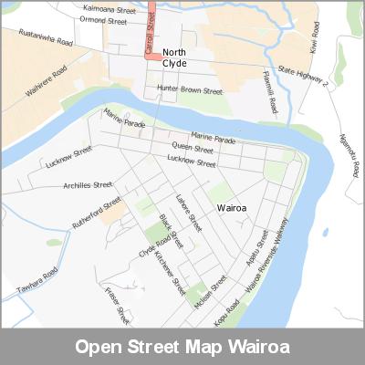 2020 Street Map Wairoa - Digital Maps