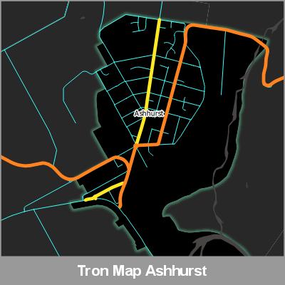 2020 Tron Map Ashhurst - Digital Maps