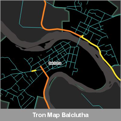 2020 Tron Map Balclutha - Digital Maps