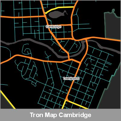 2020 Tron Map Cambridge - Digital Maps