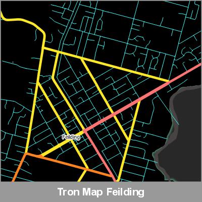 2020 Tron Map Feilding - Digital Maps