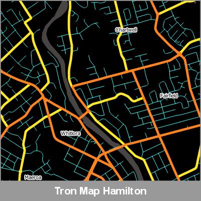 2020 Tron Map Hamilton - Digital Maps