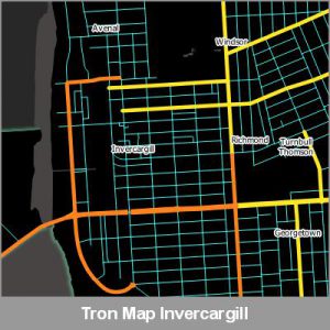 2020 Street Map Invercargill - Digital Maps