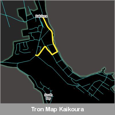 2020 Tron Map Kaikoura - Digital Maps