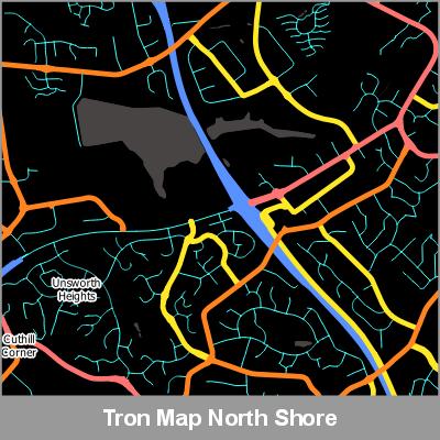 2020 Tron Map North Shore - Digital Maps