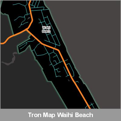 2020 Street Map Waihi Beach - Digital Maps