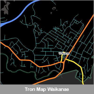 2020 Tron Map Waikanae - Digital Maps