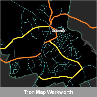2020 Tron Map Warkworth - Digital Maps
