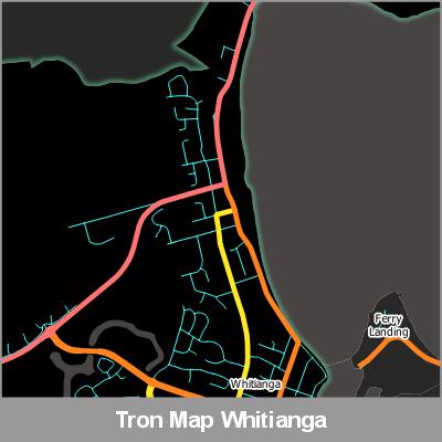 2020 Tron Map Whitianga - Digital Maps
